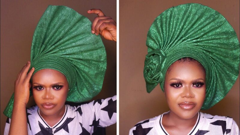 How To Tie Fan Gele | Video Tutorial | FabWoman