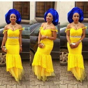 Latest Yellow AsoEbi Styles | Photos | FabWoman