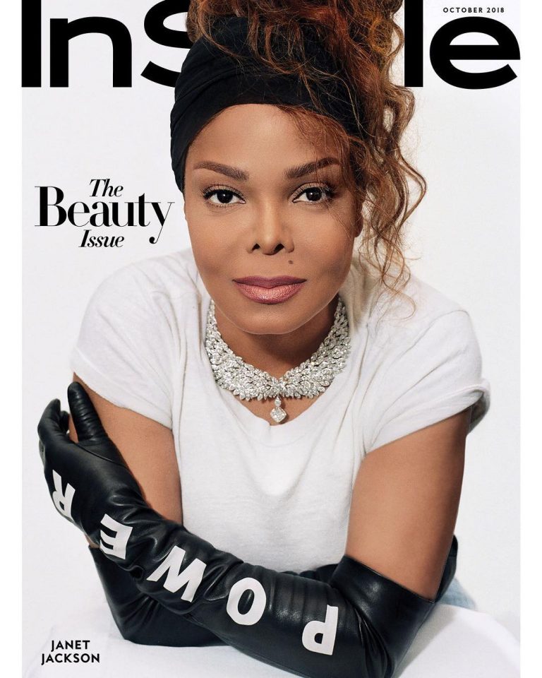 Janet Jackson Covers InStyle Magazine October 2018 Issue |Fab Woman|