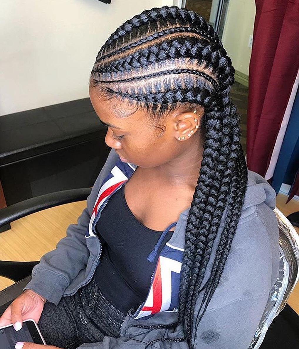 Latest Feed-In Braids Styles | Photos | FabWoman