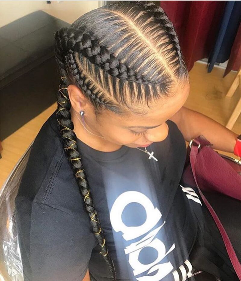 Latest Feed-In Braids Styles | Photos | FabWoman