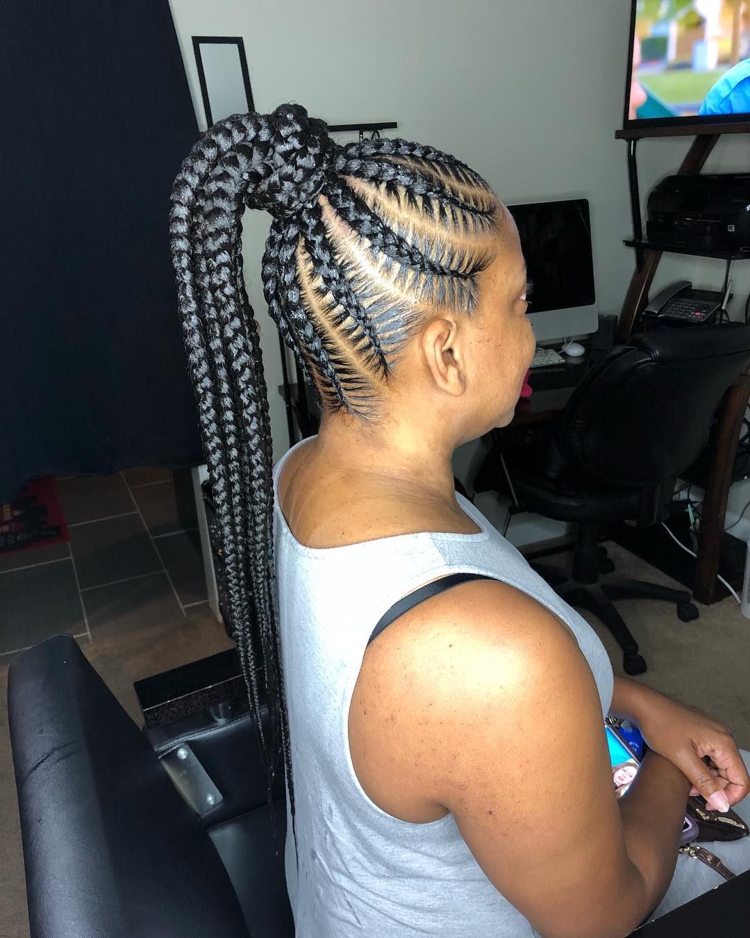 Latest Feed-In Braids Styles | Photos | FabWoman