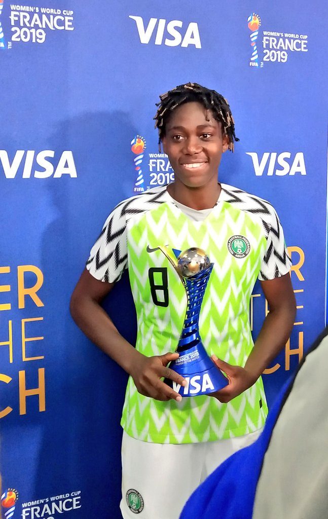 Asisat Oshoala Wins Player Of The Match Award |Photos| Fabwoman