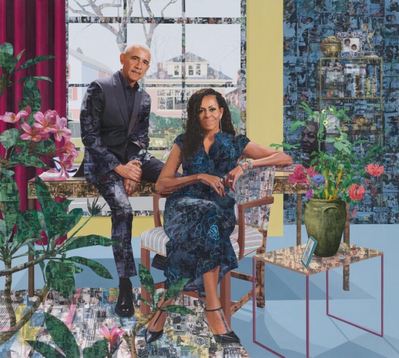Njideka Akunyili Crosby Makes History With The Obamas' Portrait