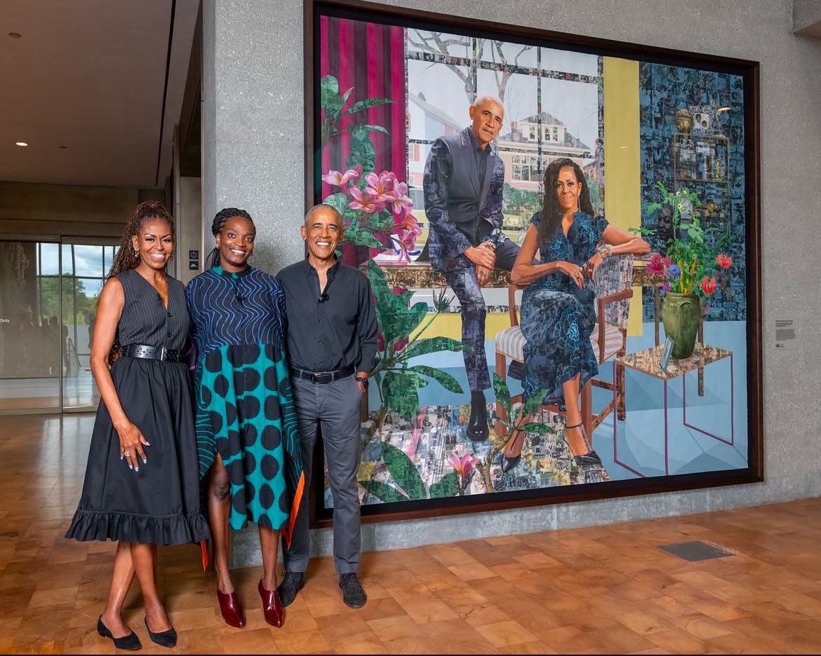 Njideka Akunyili Crosby Makes History With The Obamas' Portrait
